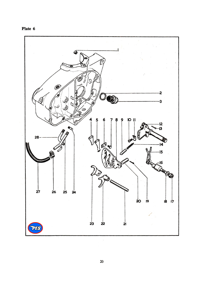 Gearchange Mechanism - BSA B50 - Performance Engineering Services