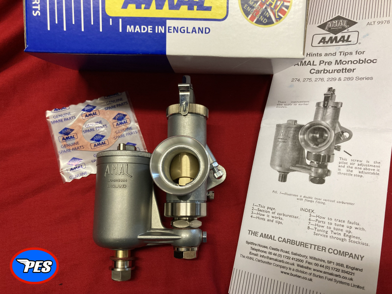Amal BSA M20 M21 Ex W.D. 1940-1945 Carburettor Complete 276P/1B ...