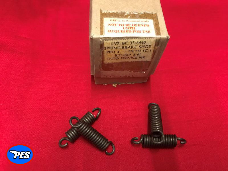 BSA M20 Brake Shoe Return SpringsÂ Set of 4 NOS 35-6440 - Performance ...