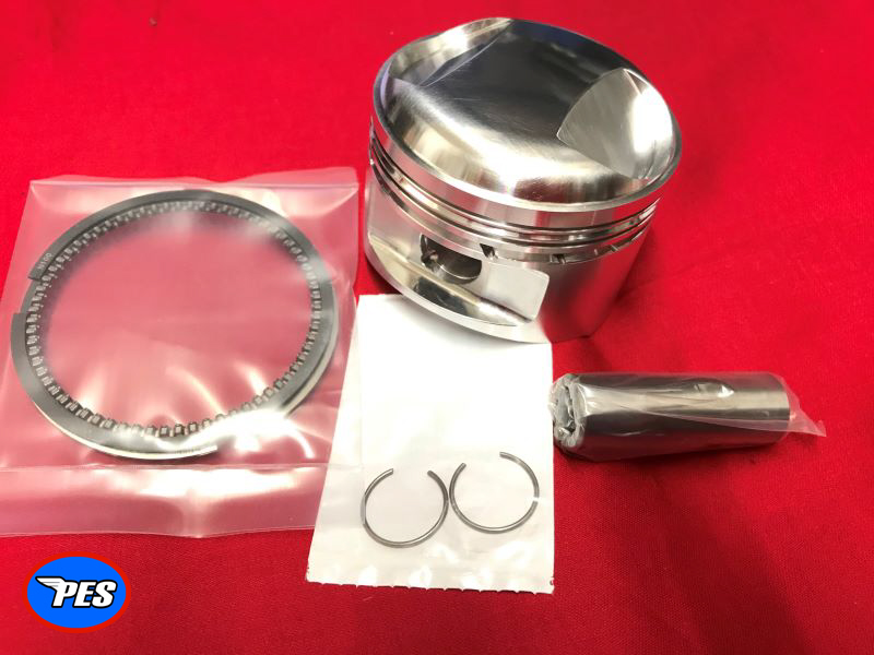 BSA B44 PES 82mm Piston Assembly Forged (475cc) 500 conversion E204 ...