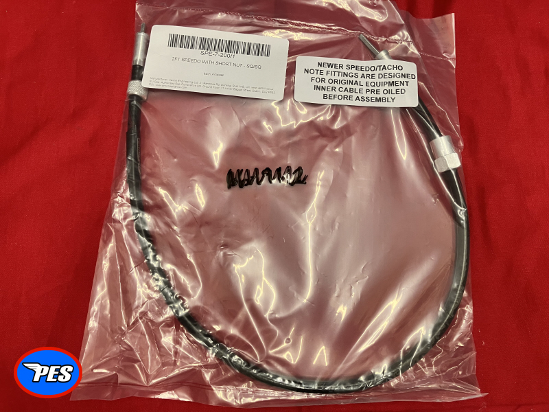 2' Speedo Cable with Long Nut Square/Square 66-9112 - Performance ...