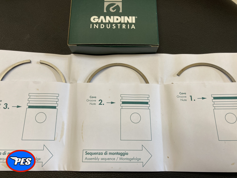 BSA B44 Std Piston ring set 79mm GPM - Performance Engineering Services